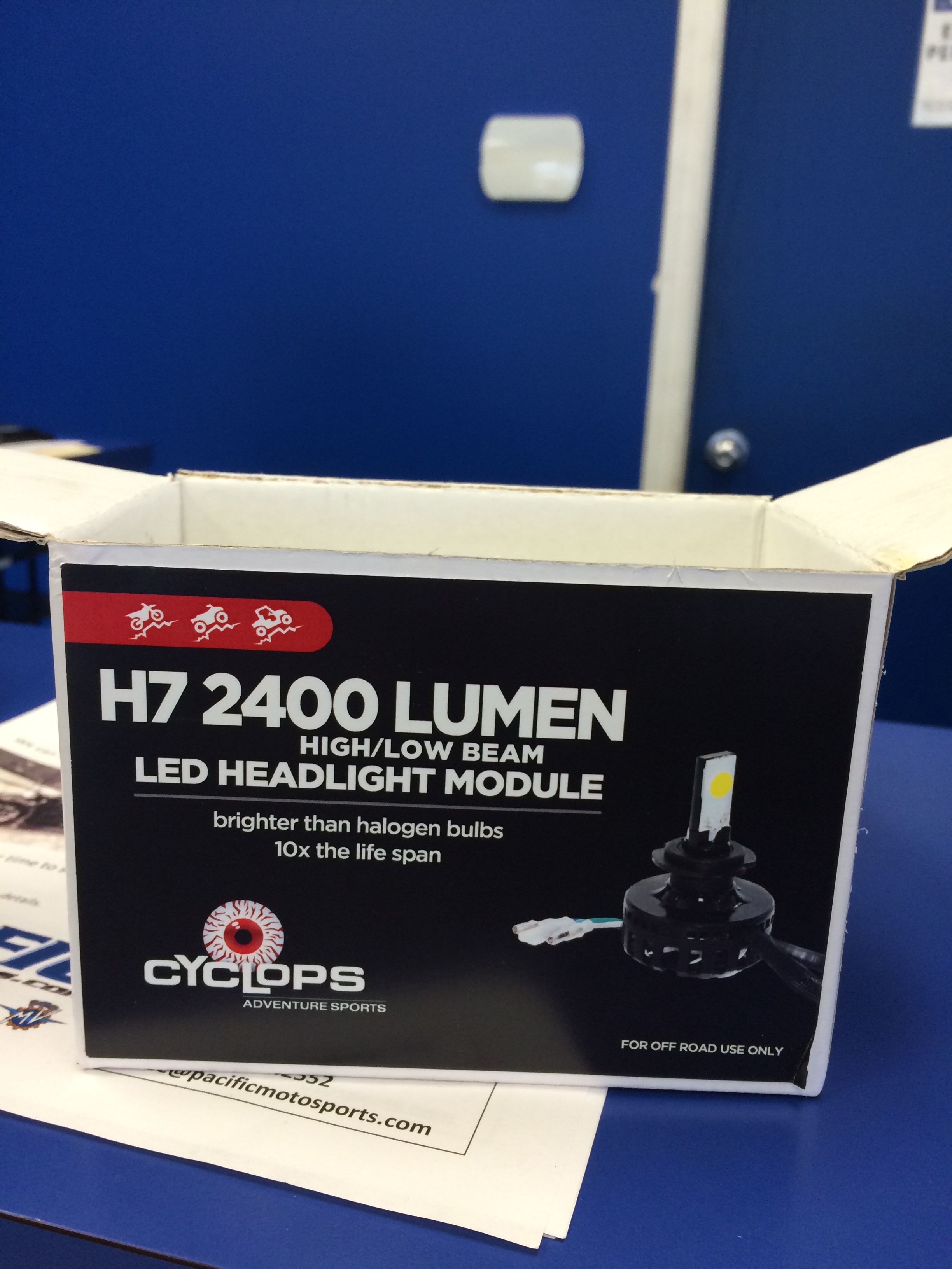 CYCLOPS H7 LED Headlight Module Install – Advgrrl Motorcycle Adventures ...